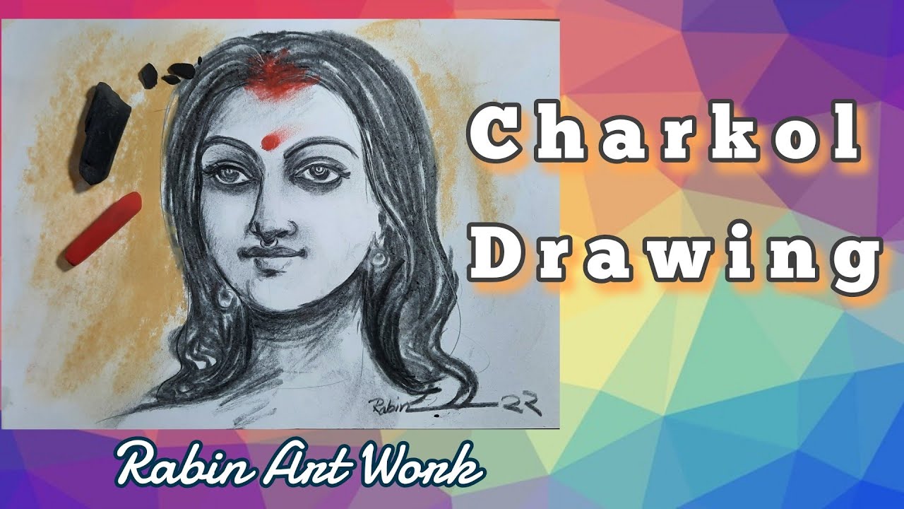 Charkol Drawing &Painting - YouTube