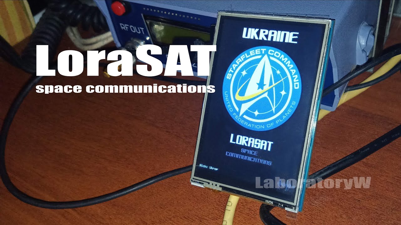 LoraSAT. Space communication Voice and Text - YouTube