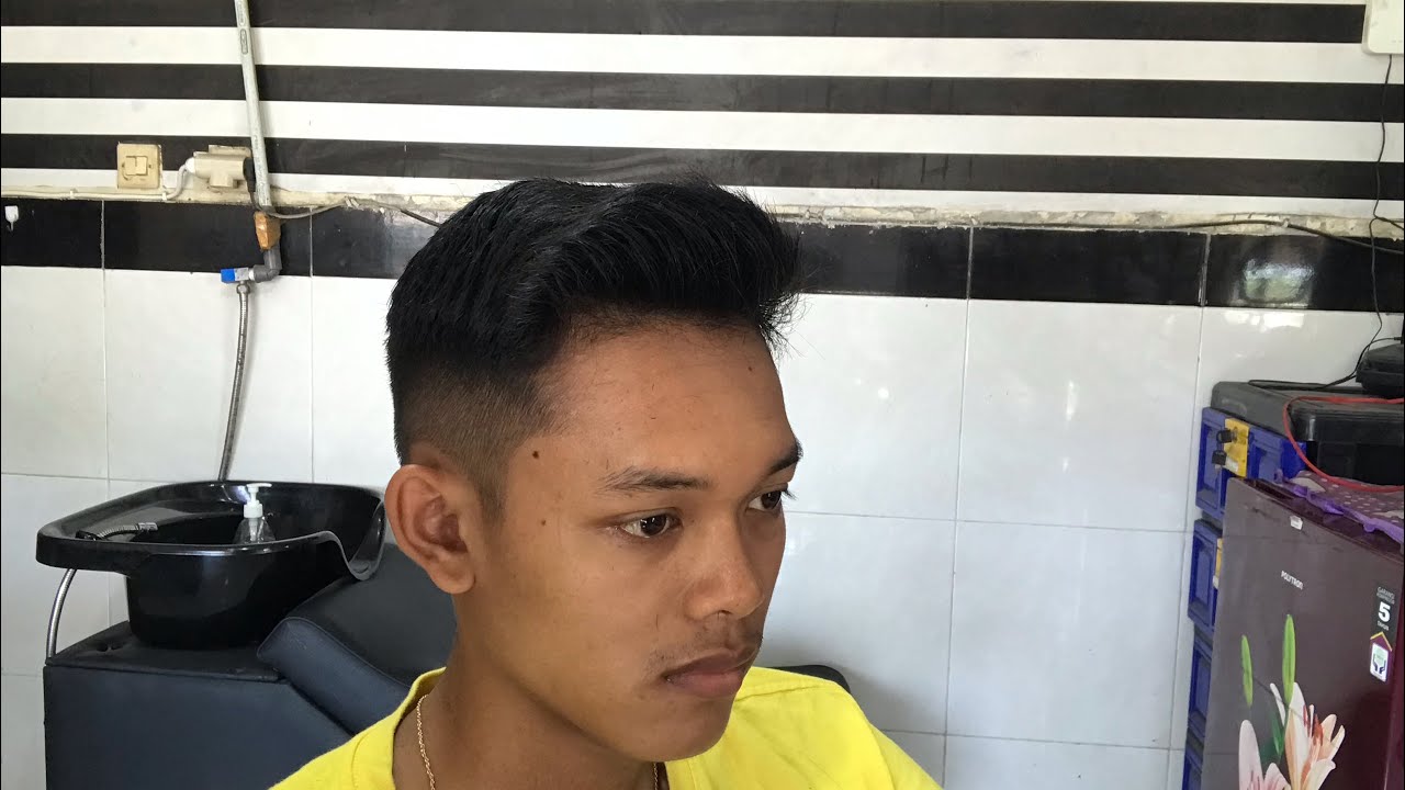 Cara mudah potong rambut rapi, - YouTube