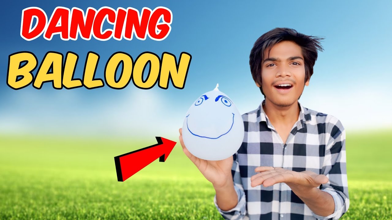 How to make Balloon Dancing toy | Balloon Dancing Doll | Dancing ...