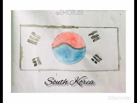 Flag art★ #art #flag #flaganimation #southkorea #bd #northkorea #japan #emo #emotube