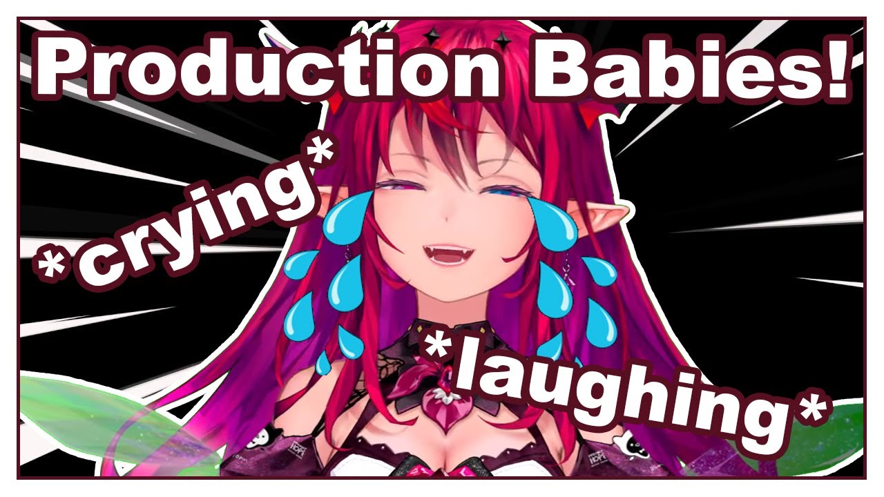 IRyS cries laughing about 'Production Babies'... [IRyS | Hololive ...