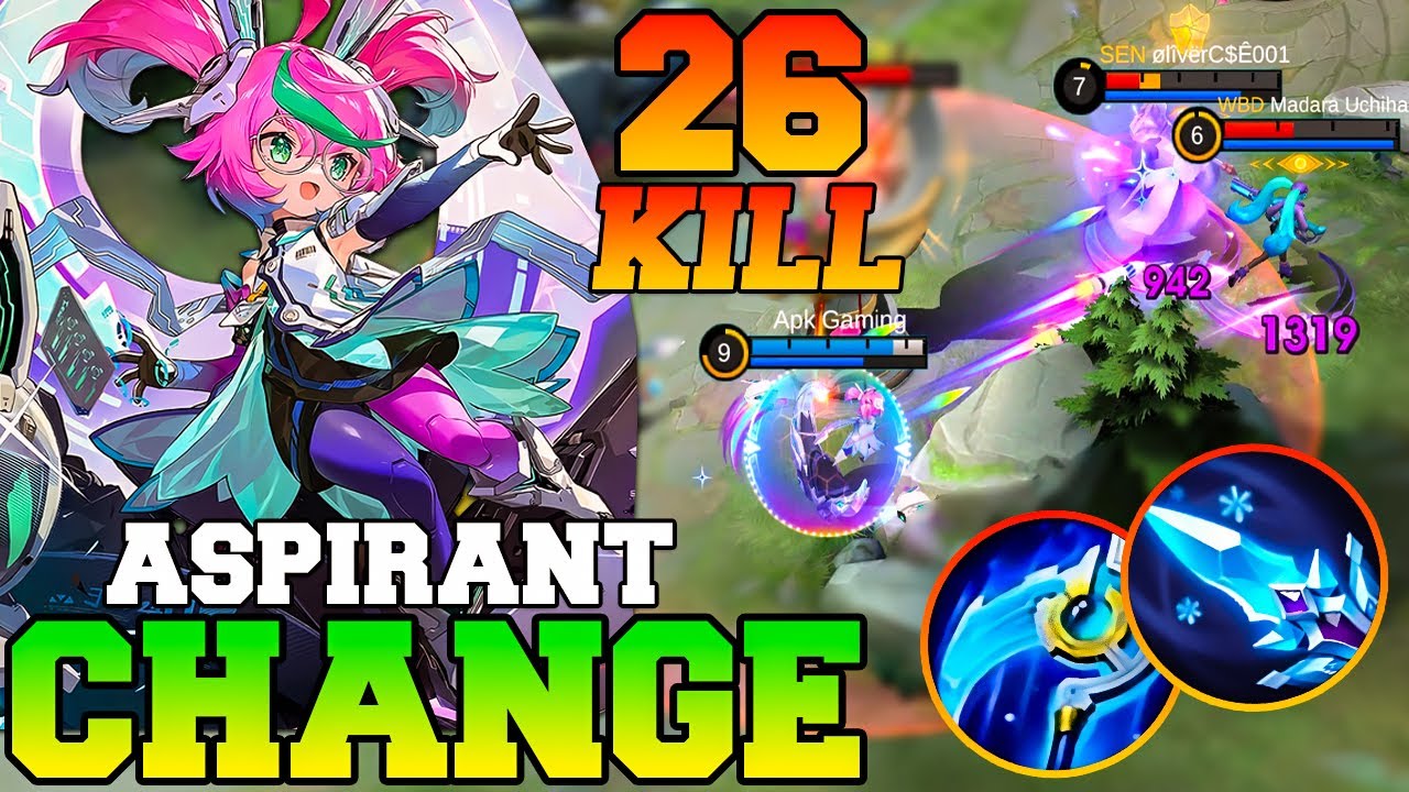 Change Aspirant Skin Gameplay Effects | Tech Tensai Skin Pro Gameplay ...
