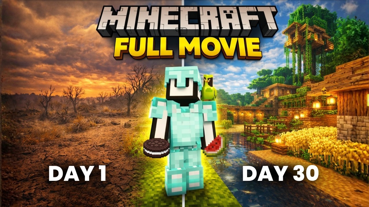 I Played Minecraft Every Day for 30 Days - YouTube