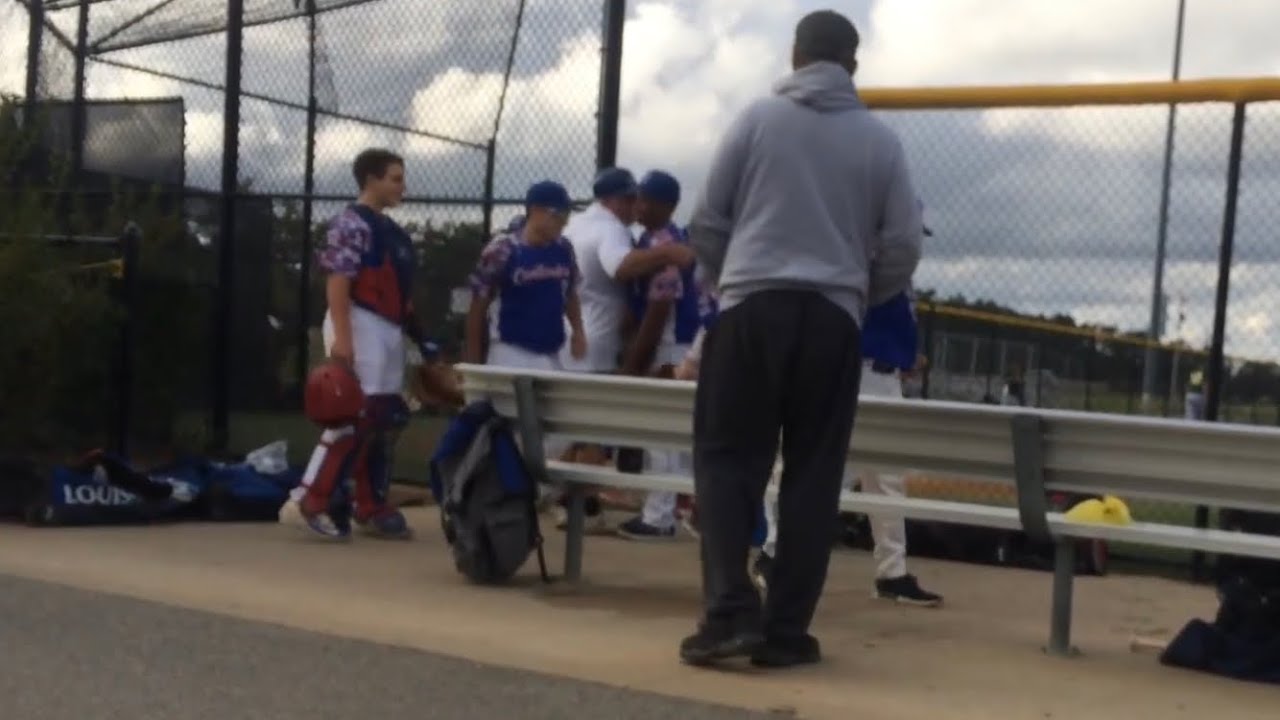 Crazy Coach at Baseball Game - YouTube