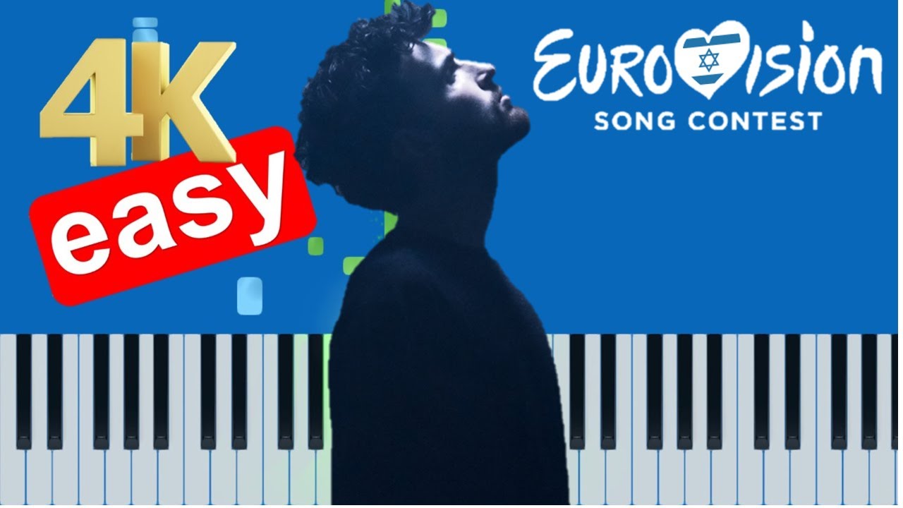 Duncan Laurence - Arcade (Slow Easy) Piano Tutorial 4K - YouTube
