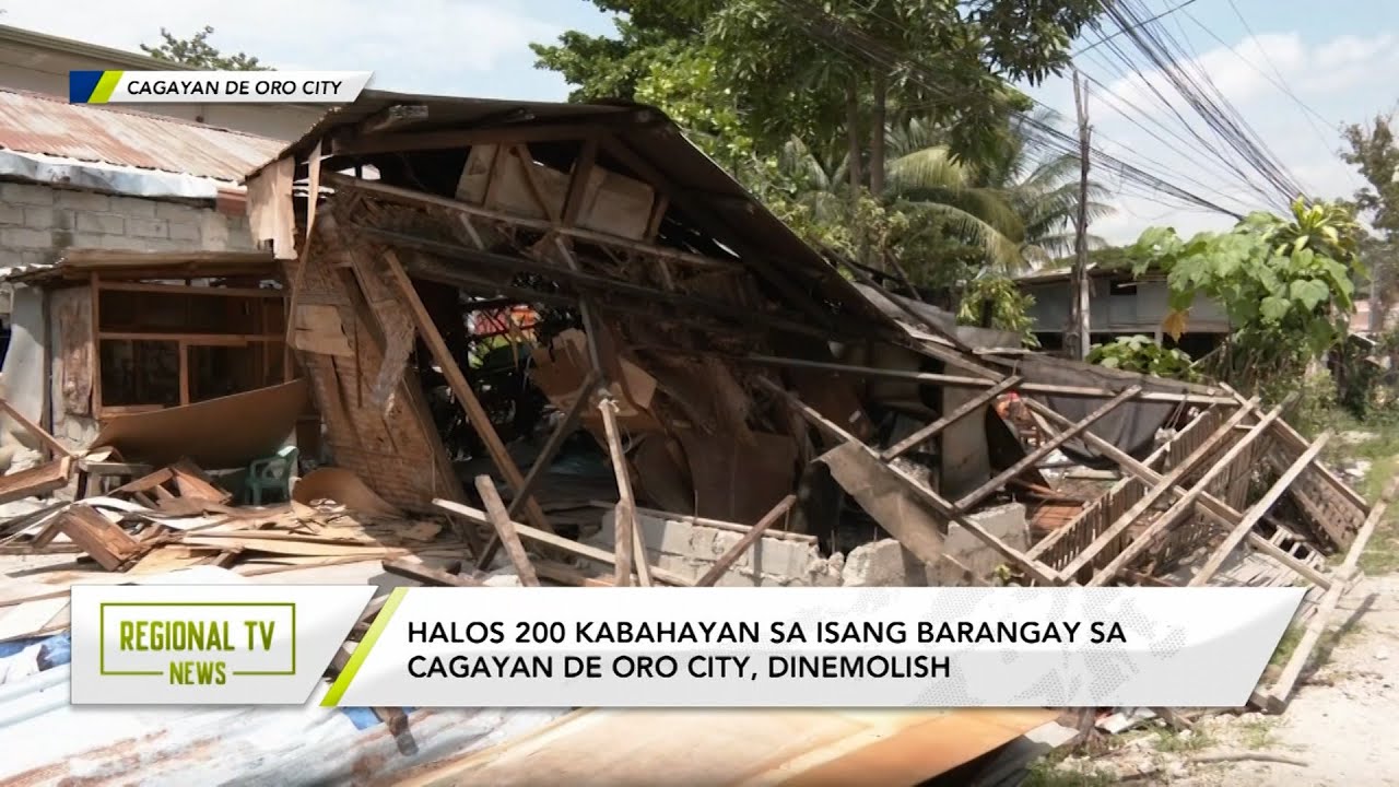 Regional TV News: Halos 200 kabahayan sa isang barangay sa Cagayan De ...