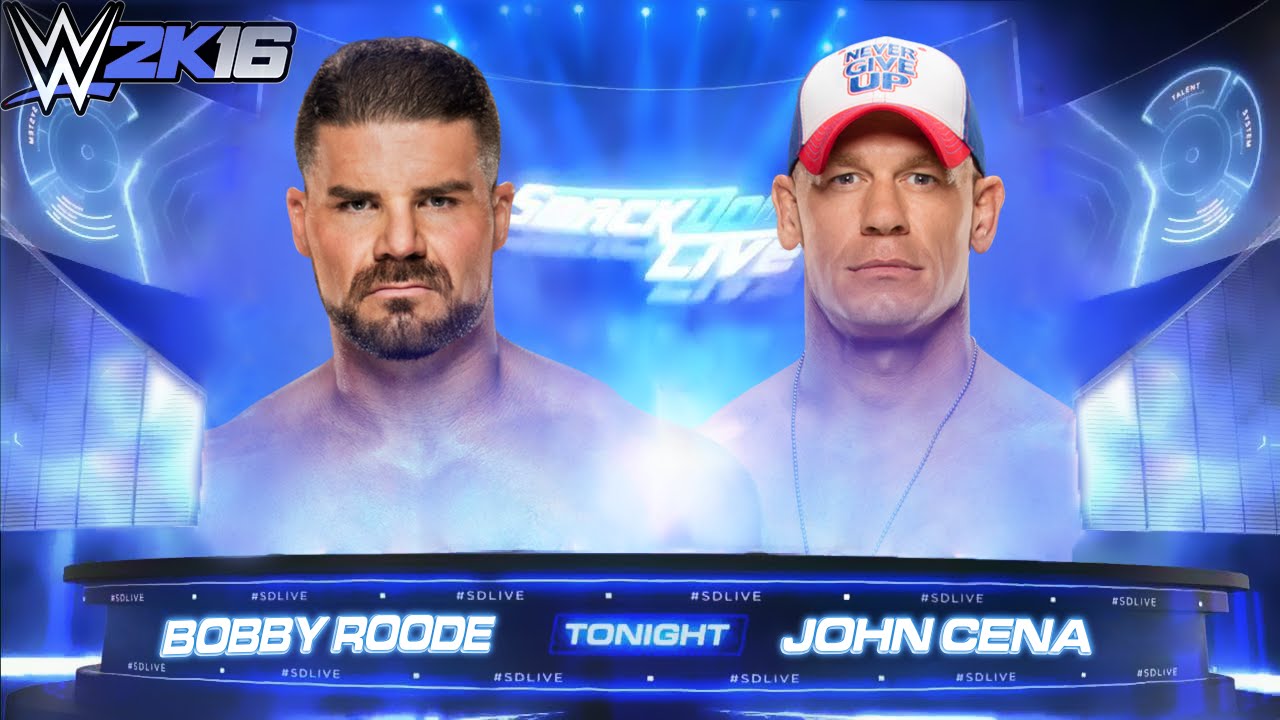 WWE 2K16 - Bobby Roode vs John Cena - Smackdown Live 2016 | Epic ...