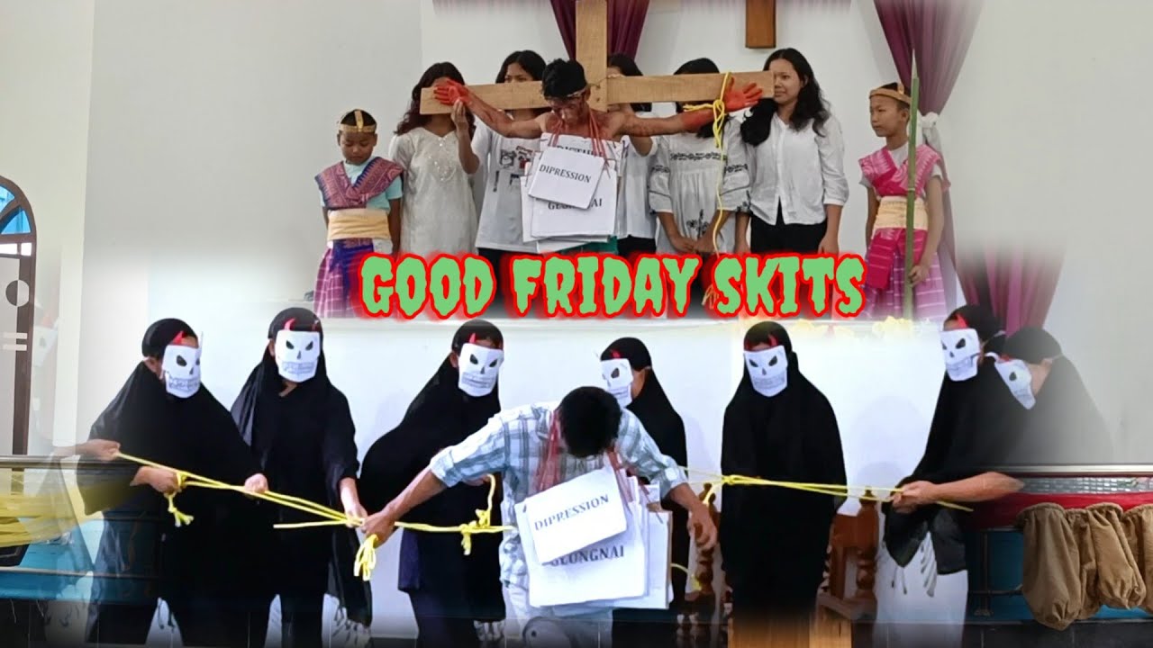 Good Friday skit by No.1 Tukrajhar BC sunday school students - YouTube