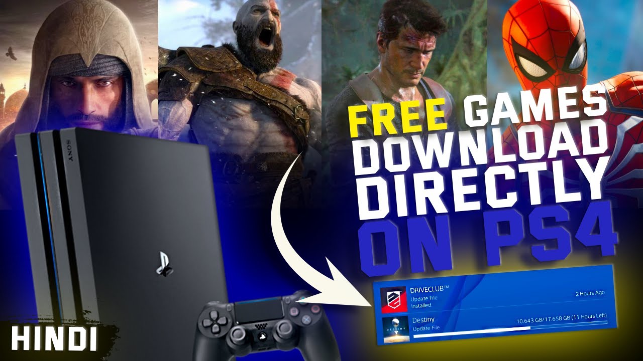Download and Install directly on PS4 with Gamebato | HINDI - YouTube