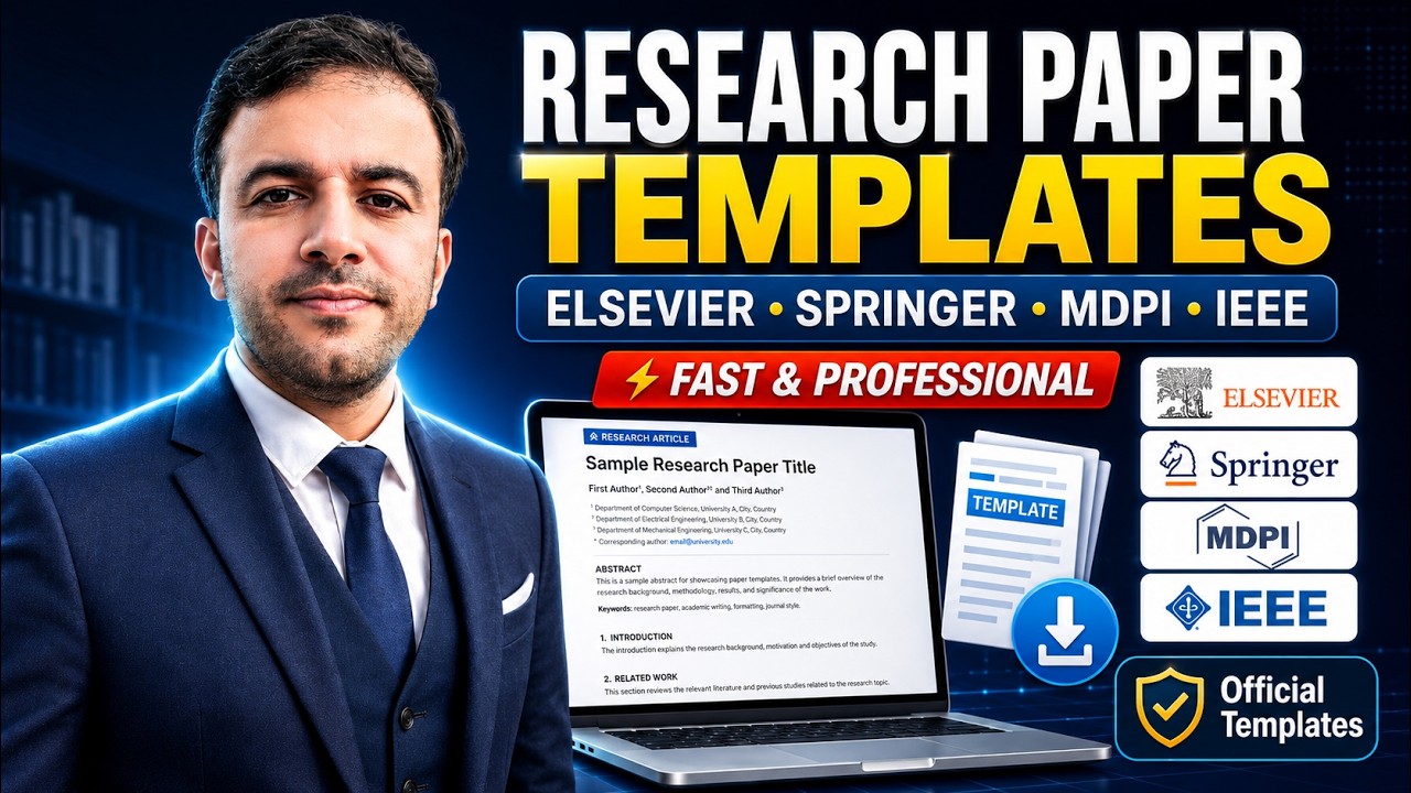 How to Use Research Paper Templates (Elsevier, Springer, MDPI, IEEE ...