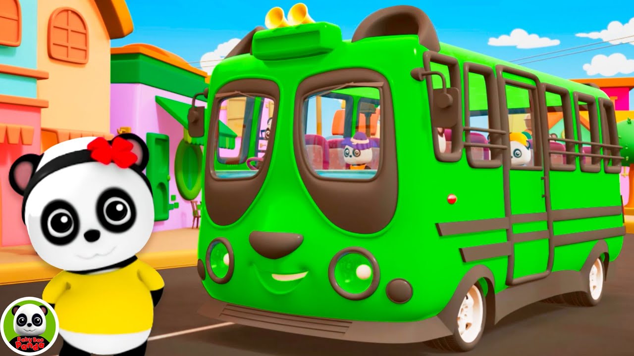 Wheels On The Bus Nursery Rhyme & Kids Song by Baby Bao Panda - YouTube