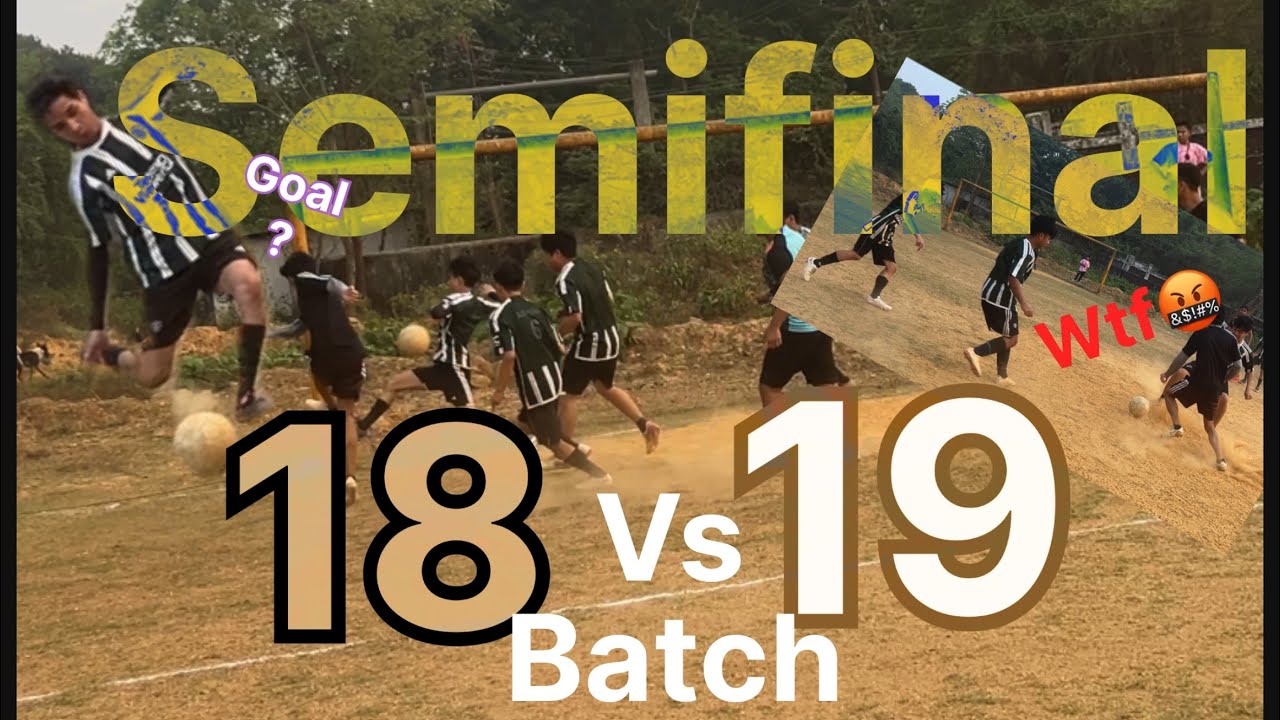Interbatch football tournament (semifinal)// Agmc football tournament//AIPL // medical college ...