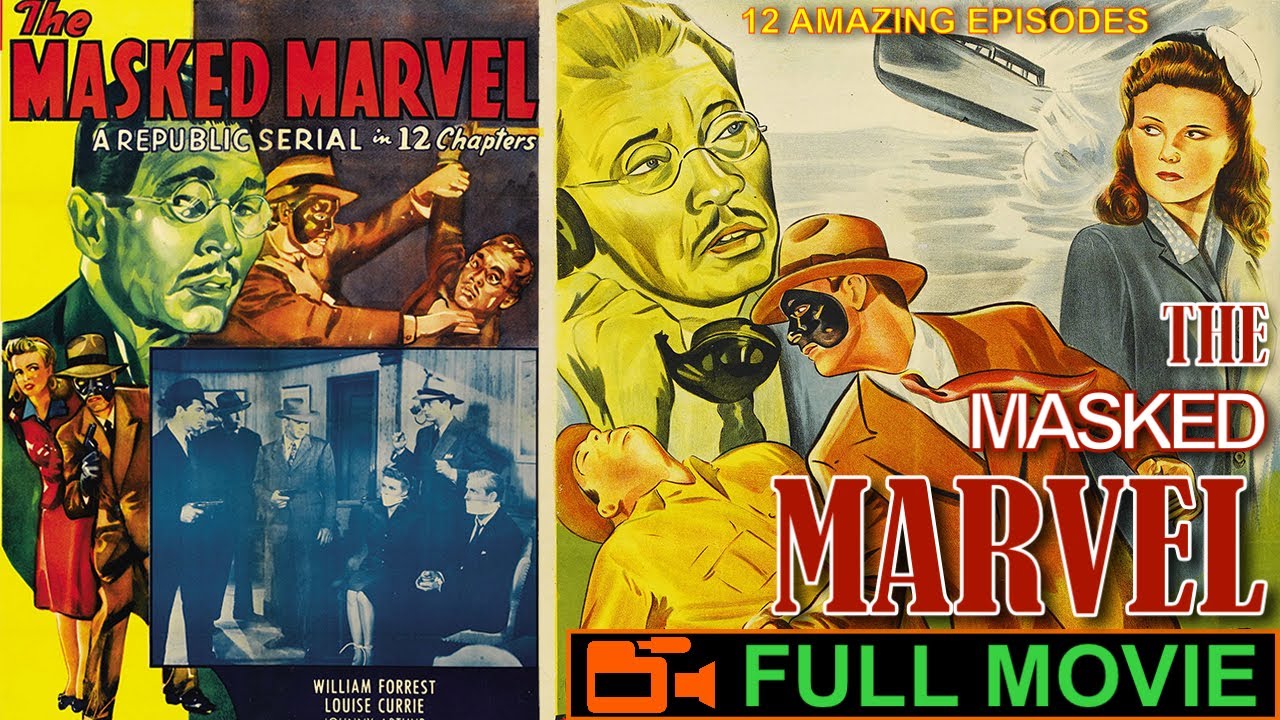 The Masked Marvel (1943) William Forrest, Louise Currie, Johnny Arthur ...