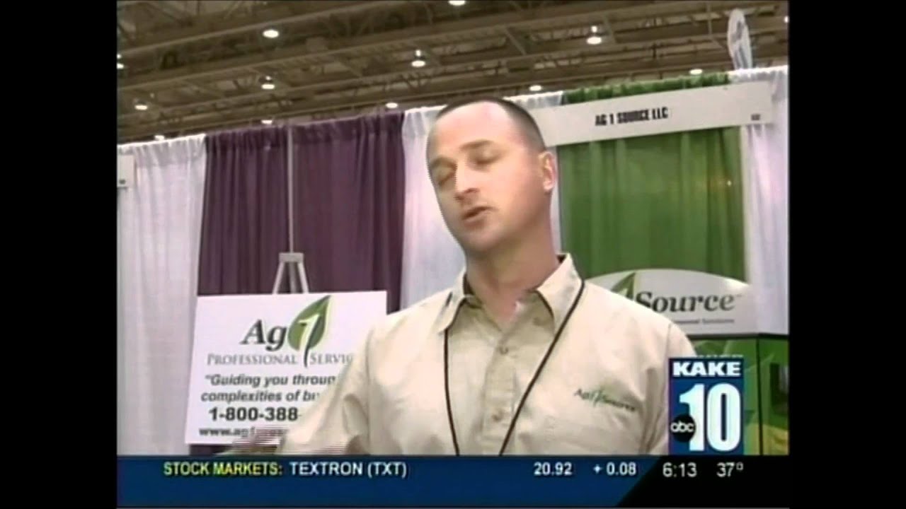 Ryan Gale of Ag 1 Source at Wichita Show (Courtesy of KAKE) - YouTube