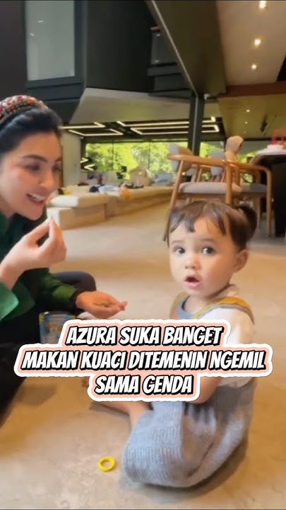 Azura suka banget makan kuaci ditemenin ngemil sama Genda #azura - YouTube
