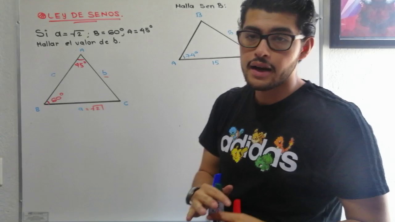 Trigonometría-Ley de senos - YouTube