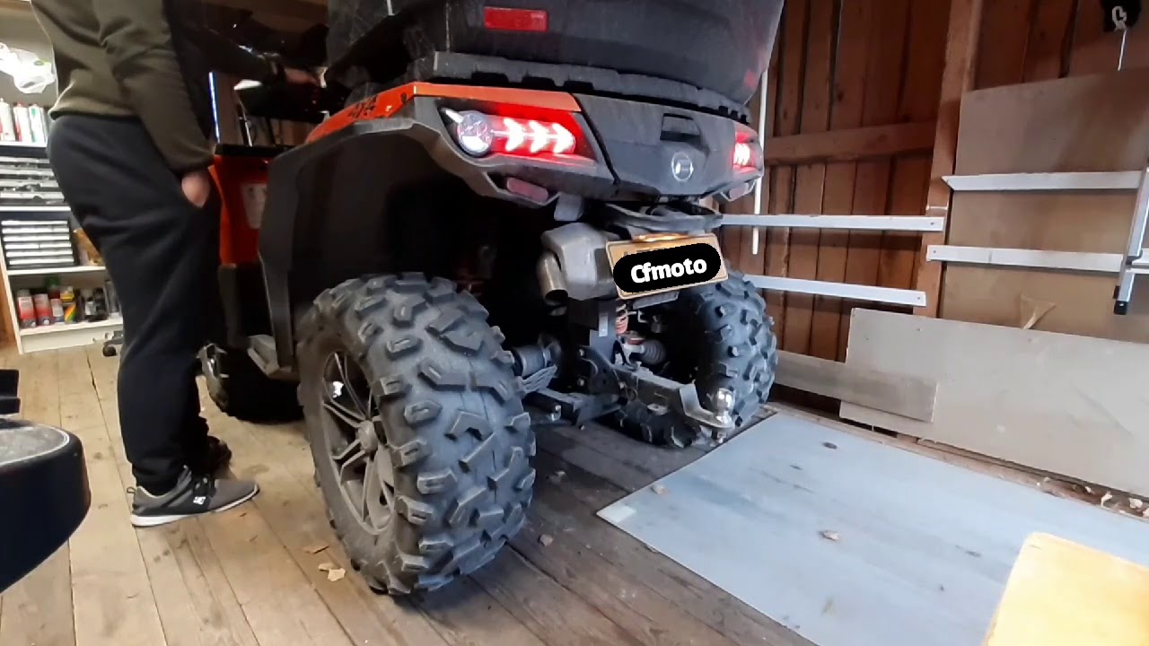 Cforce 1000 self made exhaust sound - YouTube