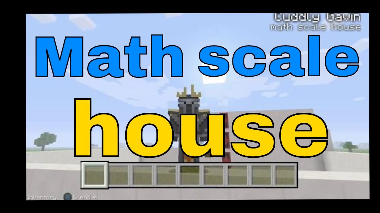 Minecraft math scale house - YouTube