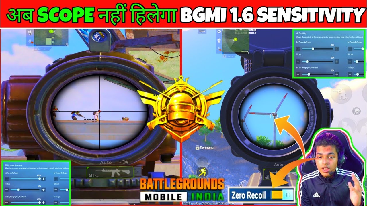 Battleground Mobile India🔥Perfect Sensitivity Settings Bgmi New ...