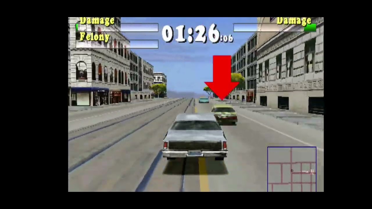 DRIVER Playstation 1 - Mission 15 'Tanner and Slater' - YouTube