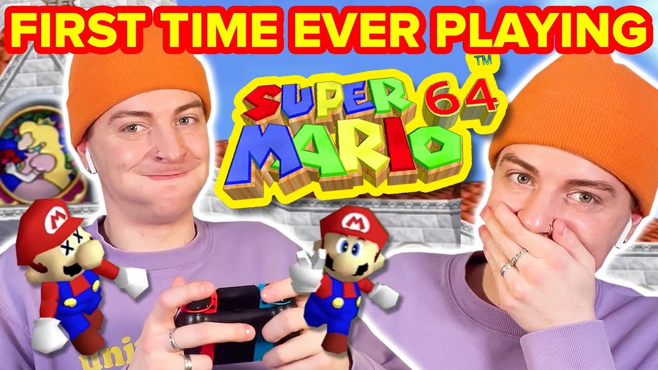 Playing Super Mario 64 For The First Time Ever - YouTube