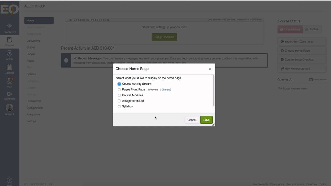 Create A Homepage In Canvas YouTube Create A Homepage In Canvas YouTube