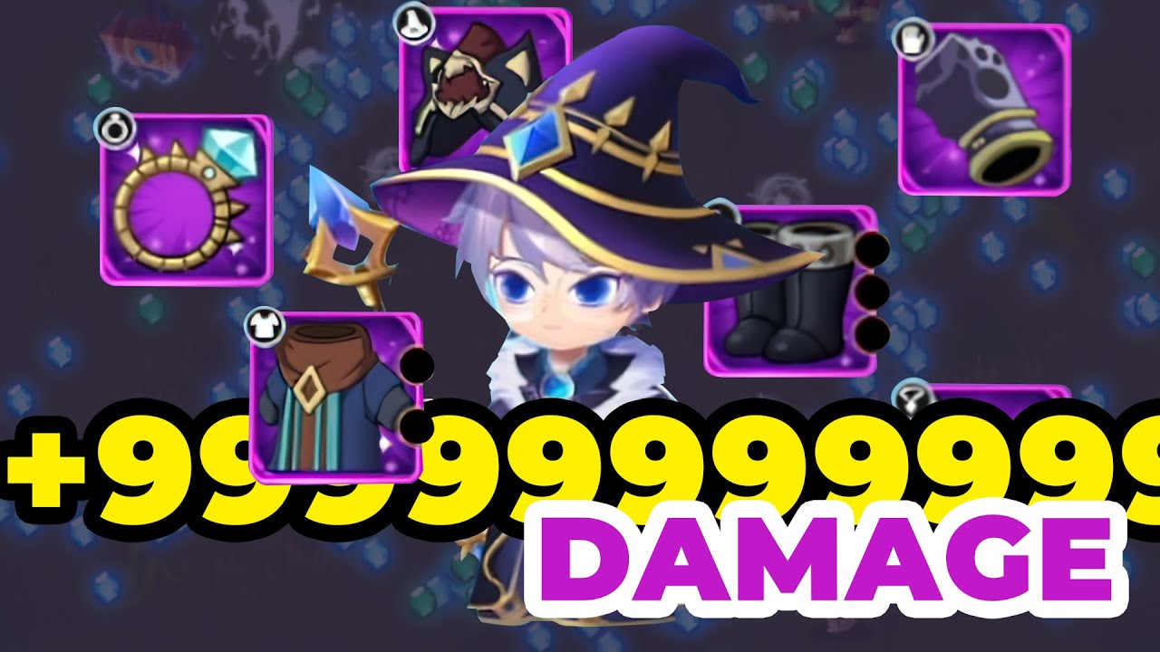 Super Wizard: Full Epic Gear 9999 Damage - YouTube