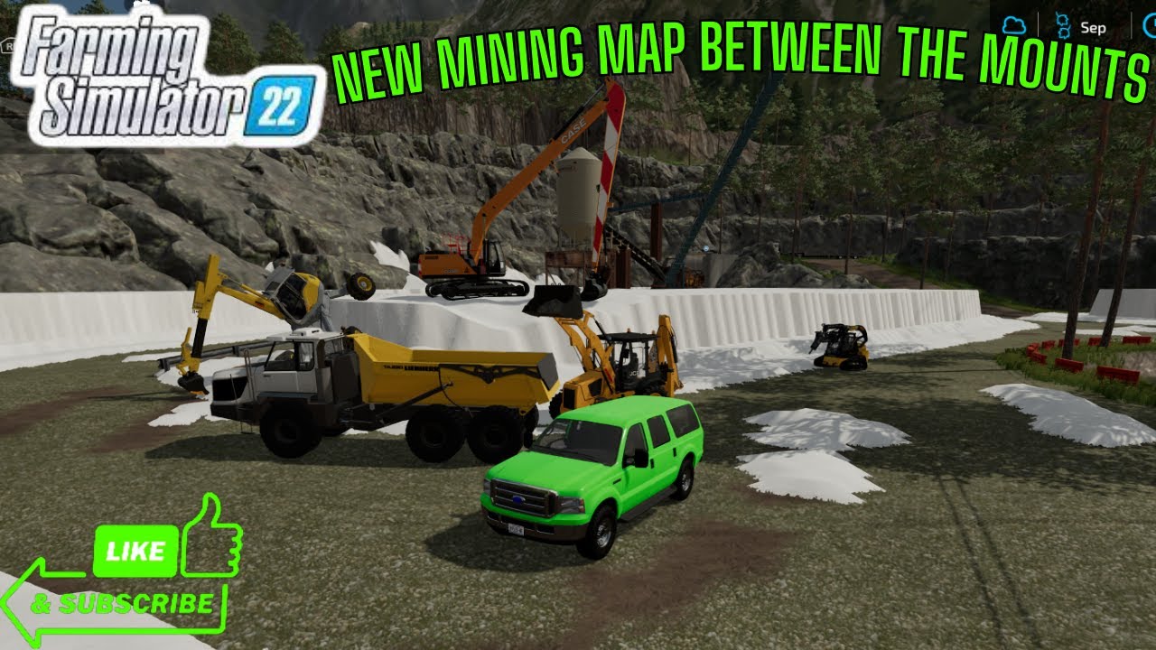 New Console Mining Map Between The Mounts | Farming Simulator 22 # ...