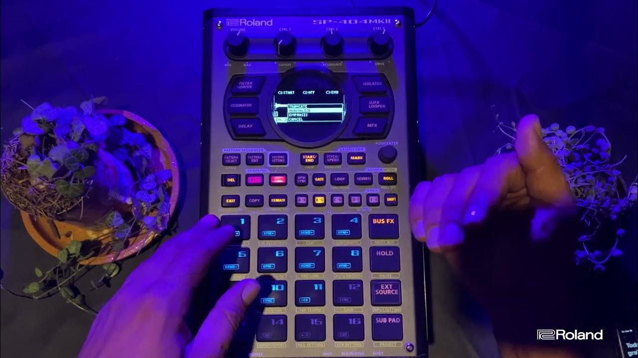 Tutorial Roland sampler SP-404MK2 en español por @ruidobeats: Grabar una muestra (2/5) - YouTube