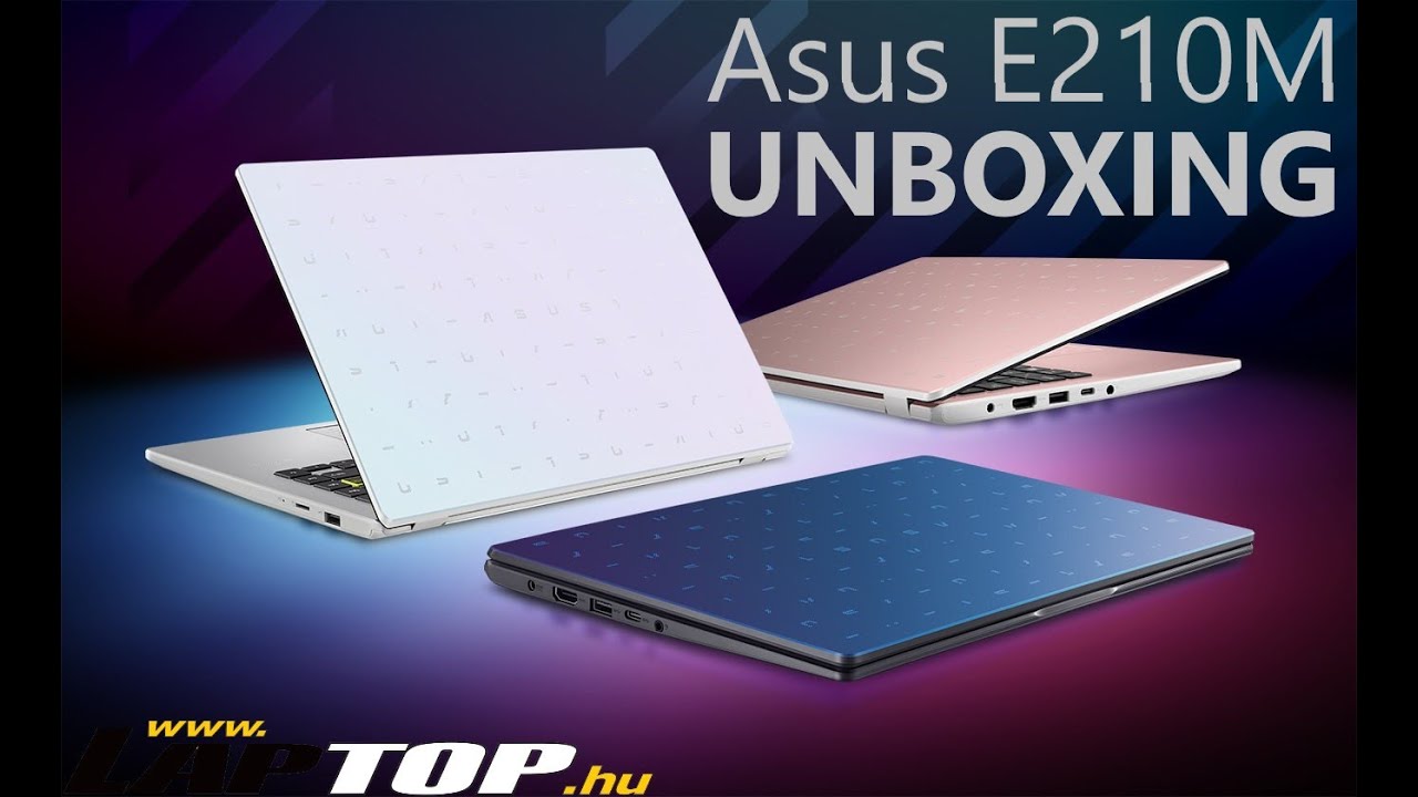 Asus E210M - YouTube