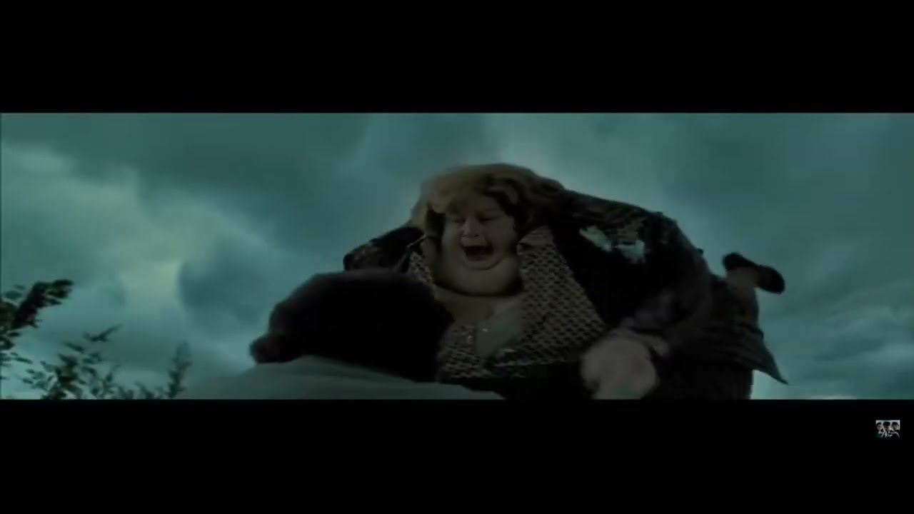 Harry Blows Up Aunt Marge Scene - YouTube