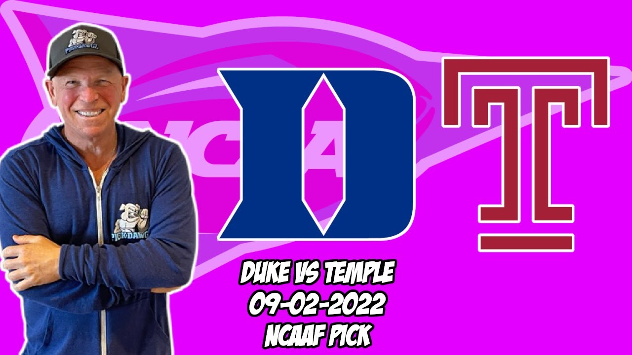 Duke vs Temple 9/2/22 Free College Football Picks and Predictions Week ...