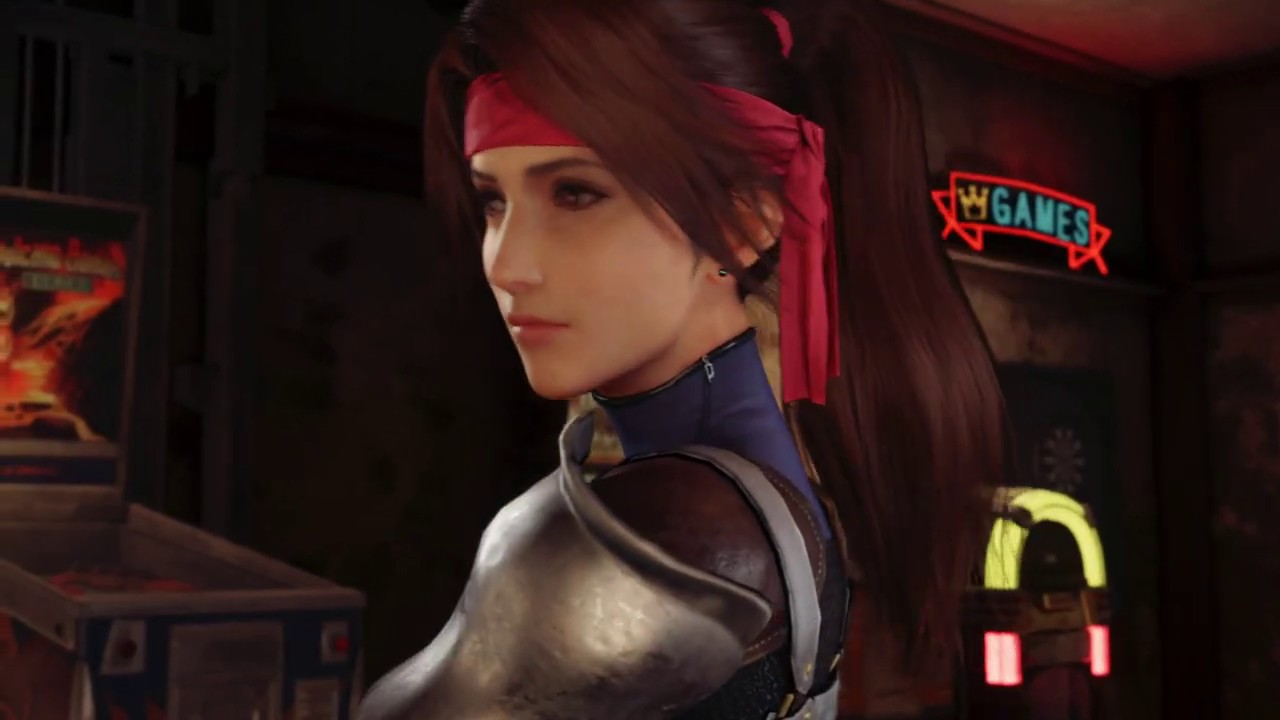 Final Fantasy 7 Remake Shinra Reacts Jessie Rasberry Tifa Her Heart