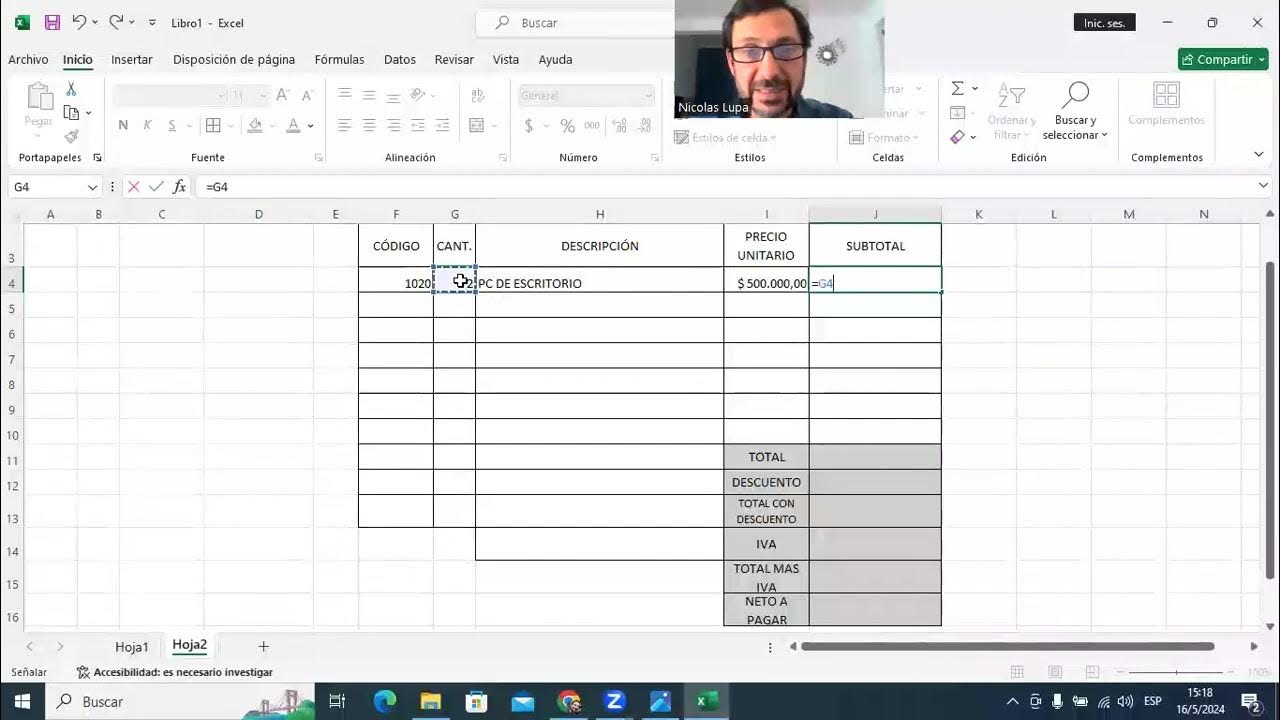 EJERCICIO 5 TP EXCEL - YouTube
