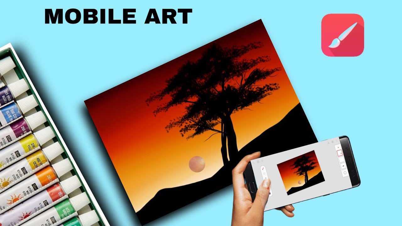 Beautiful scenery Painting|Infinite Painter Apk |Infinite painting|Mob ...