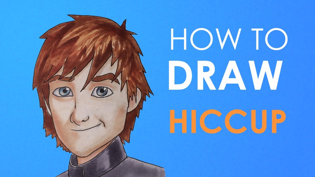 How to draw Hiccup - How to train your dragon 2 - YouTube