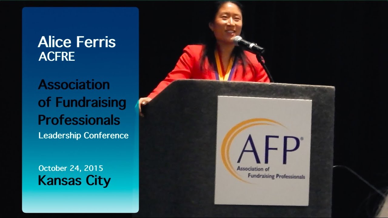 Why Pursue the ACFRE? Alice Ferris Encourages Fundraisers - YouTube