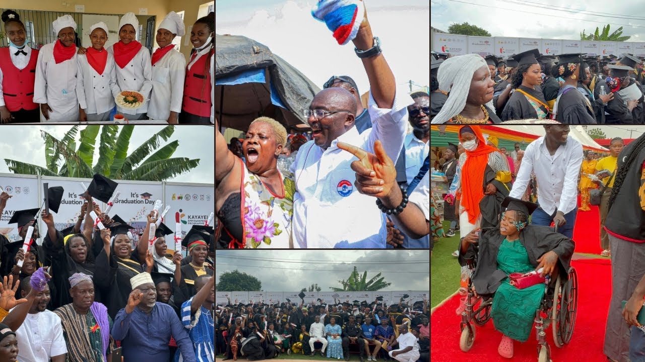 Wow 😮 From Kayayei To graduands, Bawumia Enroll Over thousand Kayayo ...