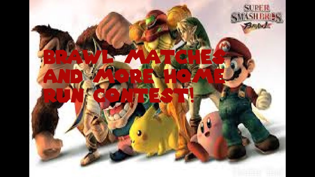 Super Smash Bros. Brawl - Brawl Matches & Home Run Contest - YouTube
