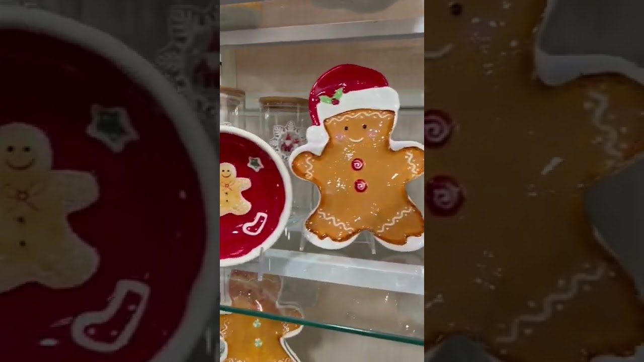 I found gingerbread man kitchen decor at HomeGoods ‼️ - YouTube