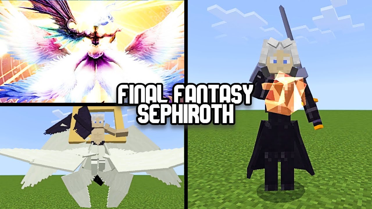 SEPHIROTH ADDON MINECRAFT PE || MINECRAFT SEPHIROTH MOD - YouTube