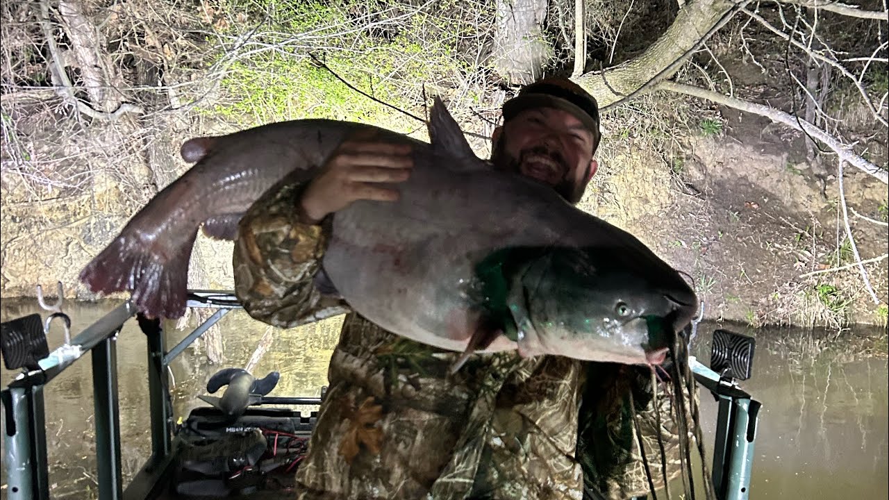 S1 Ep1: 60 pound blue catfish caught! - YouTube
