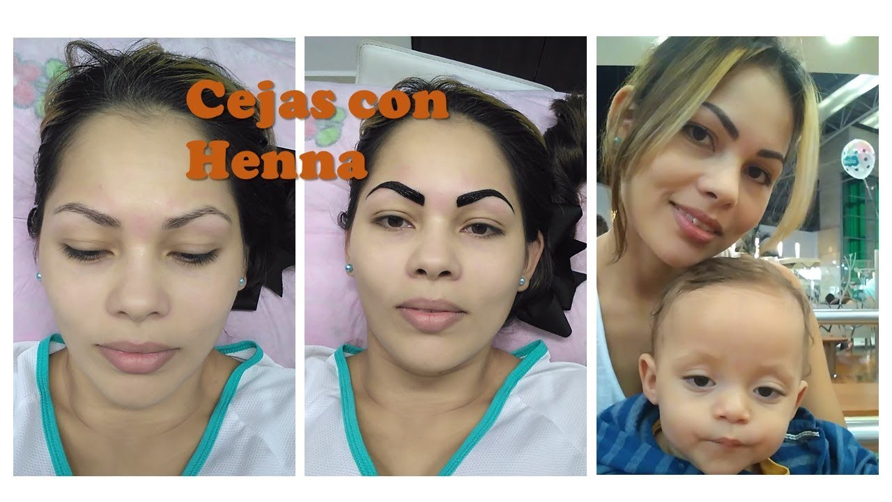 CEJAS CON HENNA HASTA POR 8 DÍAS - YouTube