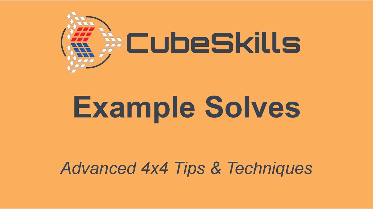 Advanced 4x4 Tips - Example Solves - YouTube