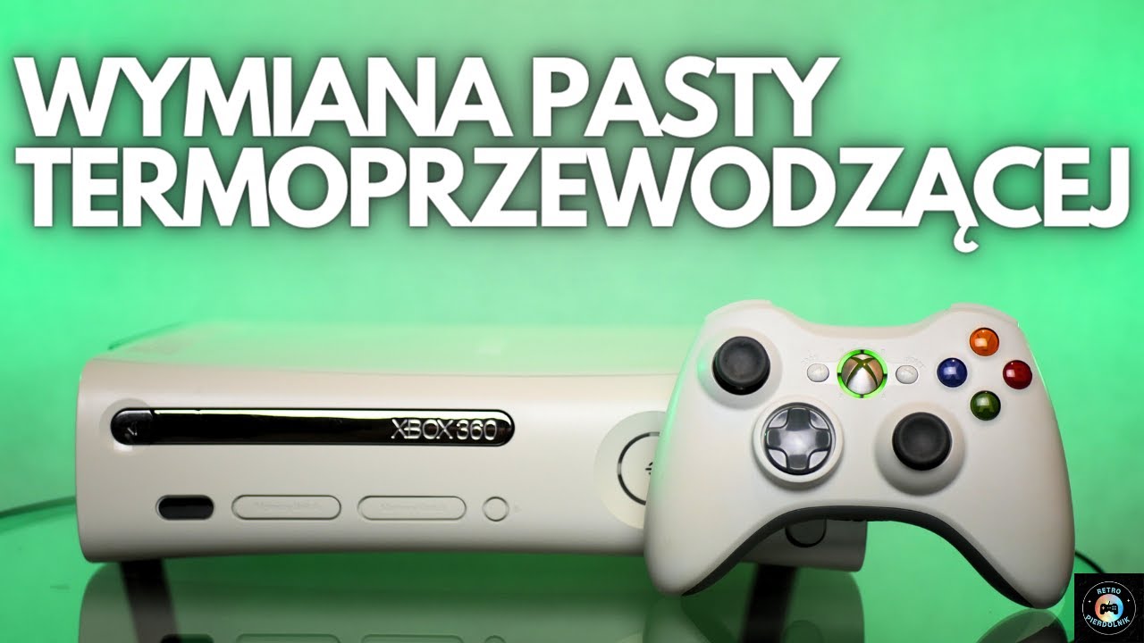 Xbox 360 FAT Falcon / Jasper wymiana pasty termoprzewodzącej - YouTube