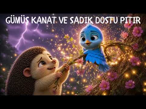 GÜMÜŞ KANAT VE SADIK DOSTU PITIR | Gerçek Dostluk Masalı 🐦🦔 | Uyku Öncesi Hikaye