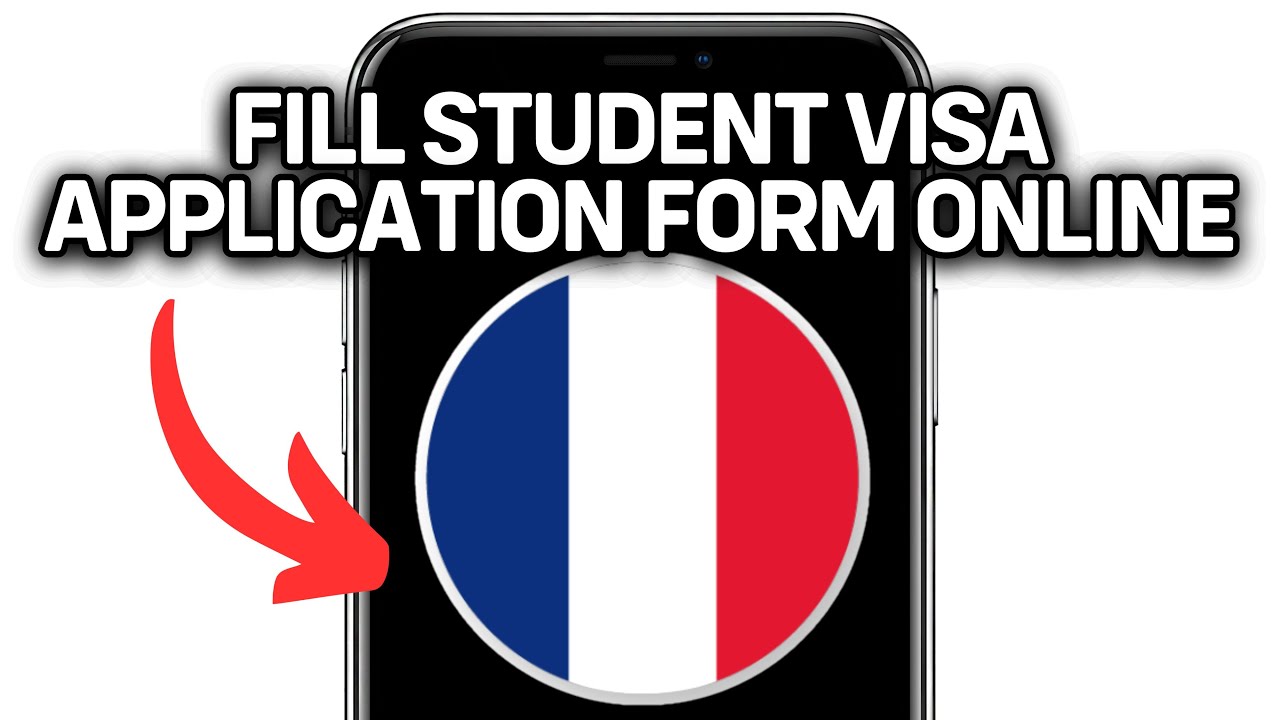 HOW TO FILL FRANCE STUDENT VISA APPLICATION FORM ONLINE 2025! (FULL ...