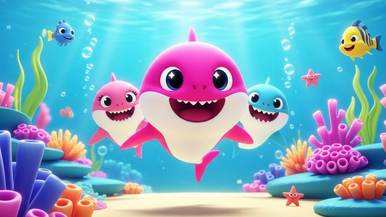 Baby Shark’s First Ocean Adventure 🦈🌊 | Learning with Family | Mixed ...