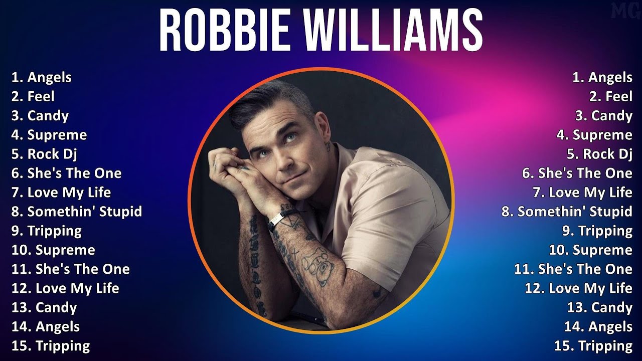 Robbie Williams 2025 MIX Top Hits - Angels, Feel, Candy, Supreme - YouTube